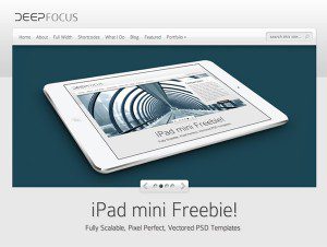 Free iPad Mini PSD Mockup Templates