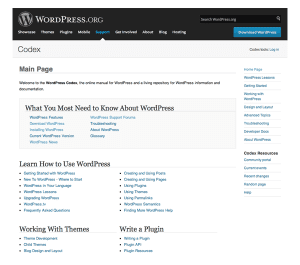 The Power Of The WordPress Codex
