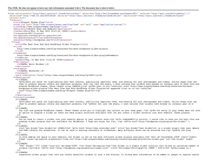 Using WordPress RSS Feeds