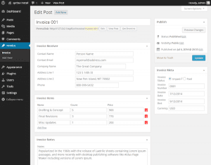 How To Invoice Your Clients Using WordPress