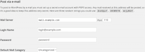 How To Post By Email With WordPress