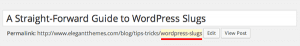 A Straight-Forward Guide To WordPress Slugs