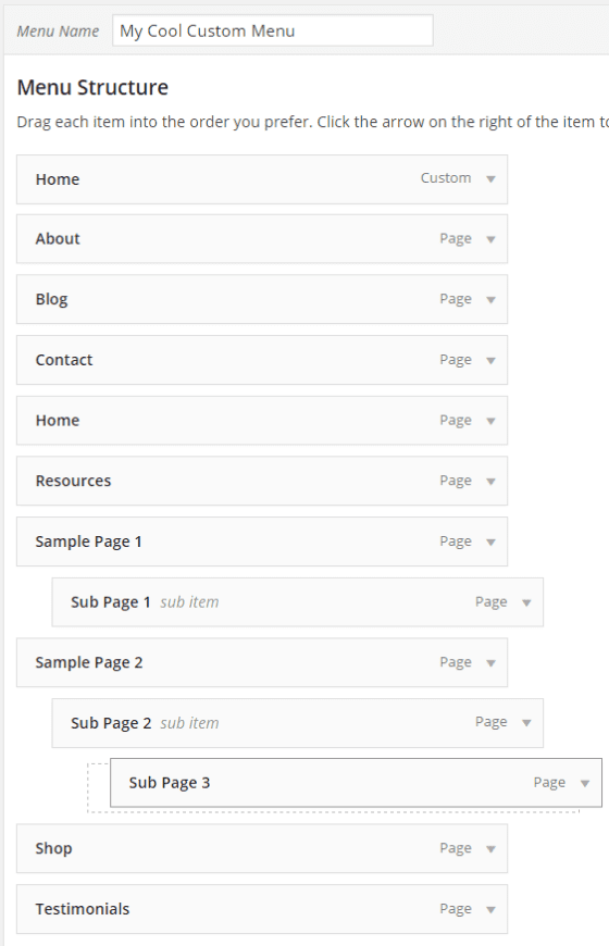 How To Create Custom Menu Structures In Wordpress Elegant Themes Blog