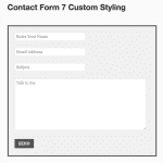 How To Customize The Style Of Contact Form 7 To Match Your Website