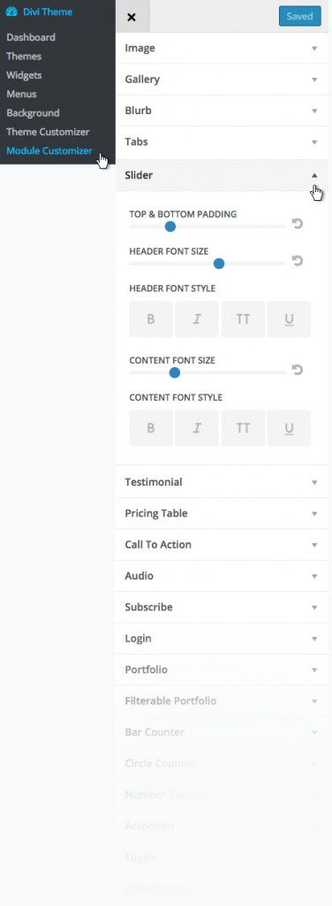 Exploring Divi 2.4: Using The Module Customizer to Control 100's of New Module Styles