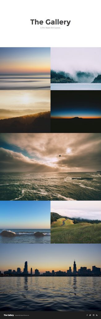 Free Divi Photo Gallery Layout Pack: 5 Stunning Gallery Page Layouts in ...
