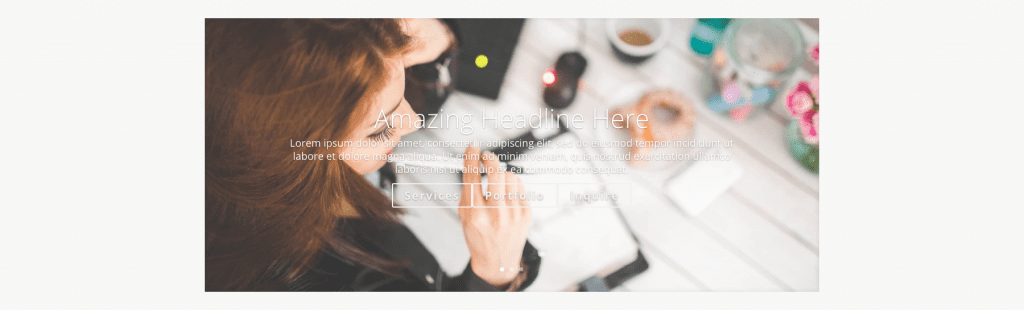How To Style The Divi Slider With A Static Description Text