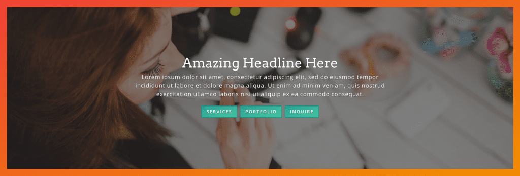 How To Style The Divi Slider With A Static Description Text
