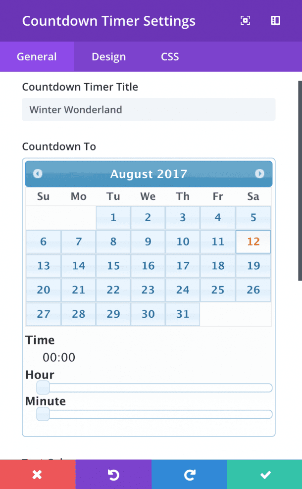 How to Create a Gorgeous Seasonal Transparent Countdown Timer in Divi