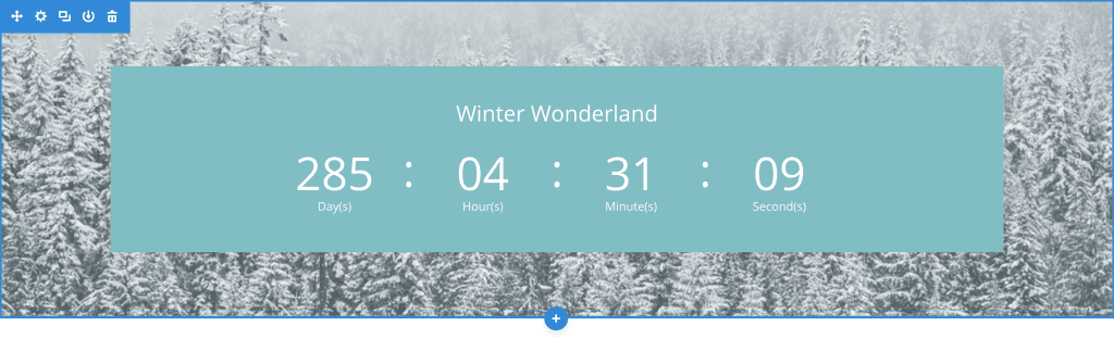 How to Create a Gorgeous Seasonal Transparent Countdown Timer in Divi
