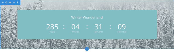 How to Create a Gorgeous Seasonal Transparent Countdown Timer in Divi