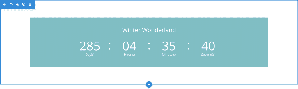 How to Create a Gorgeous Seasonal Transparent Countdown Timer in Divi