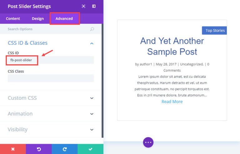 How to Style Divi’s Post Slider Module like Facebook Newsroom's Post Slider
