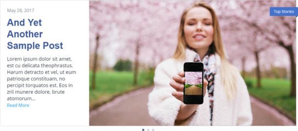 How to Style Divi’s Post Slider Module like Facebook Newsroom's Post Slider