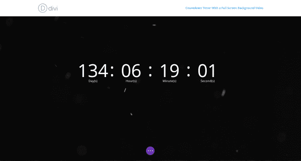 How to Create a Countdown Timer With a Full Screen Background Video