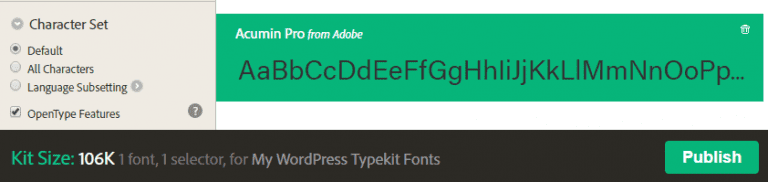 How to Add Typekit Fonts to WordPress