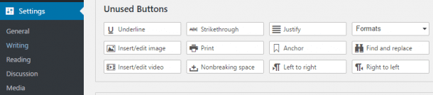 How To Regain The Justify And Underline Text Buttons In The Wordpress Editor