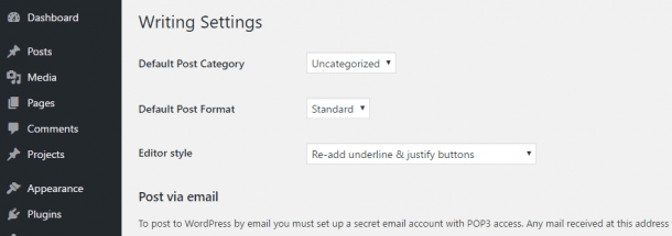 How To Regain The Justify And Underline Text Buttons In The Wordpress Editor
