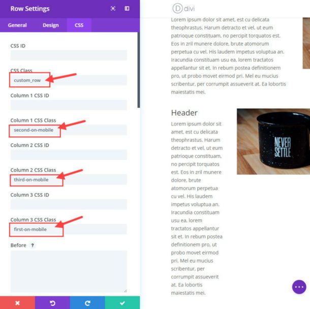 How To Adjust Divi’s Column Stacking Order on Mobile Devices