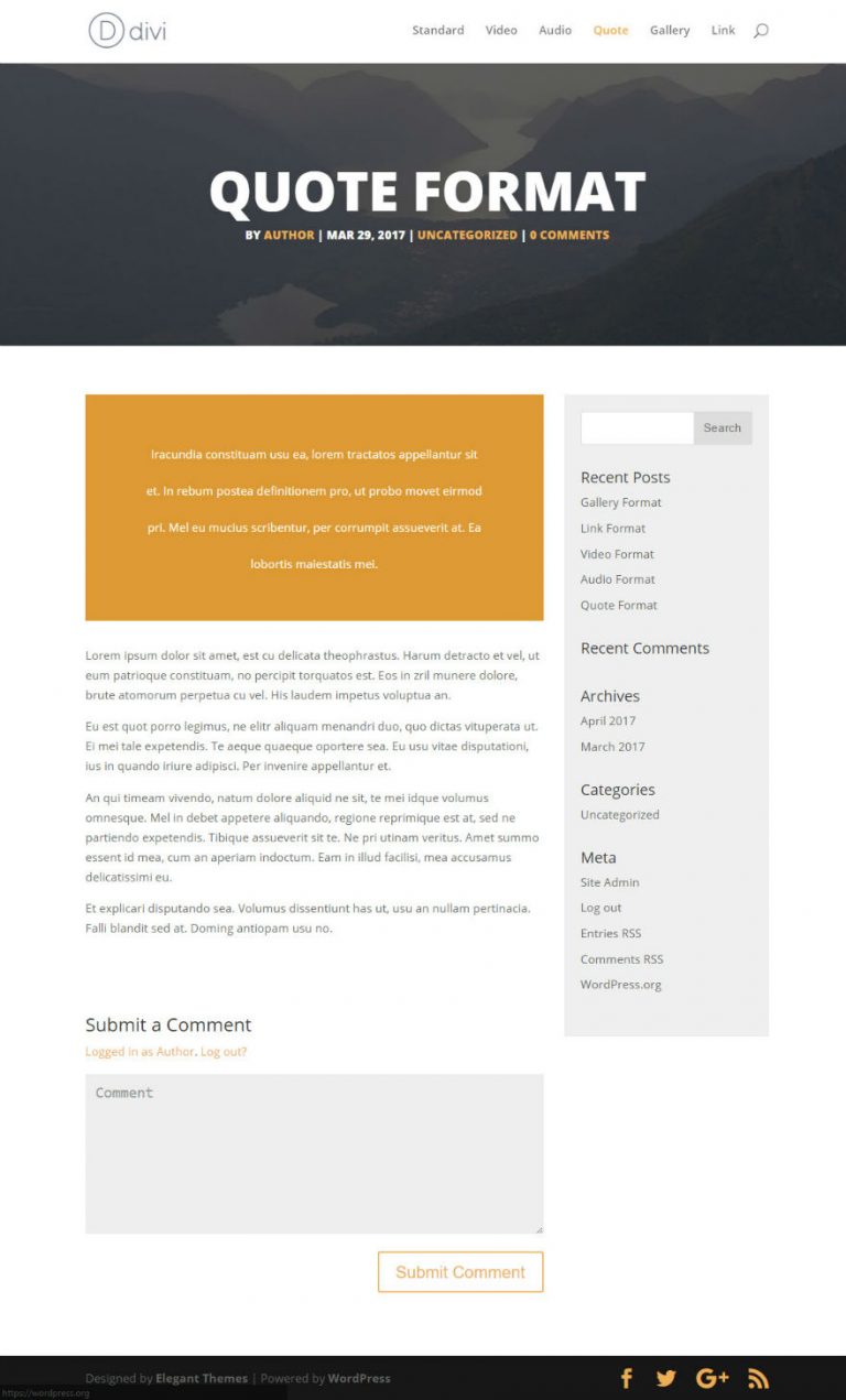 How to Add Custom Templates and Design to Divi’s Blog Post Formats ...