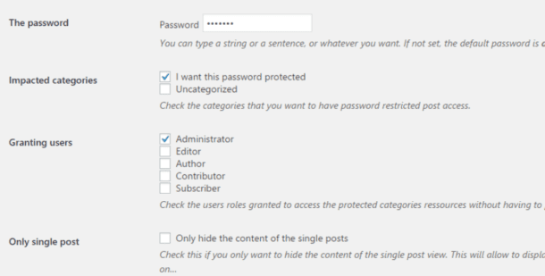 How To Set Up Password Protected Site Areas In Wordpress