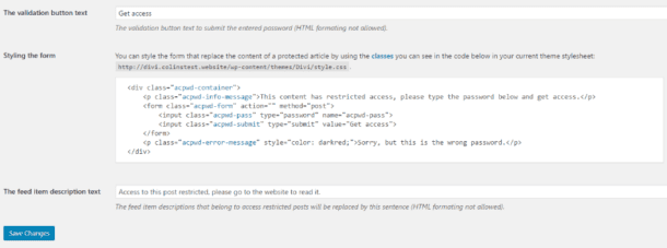 How To Set Up Password Protected Site Areas In Wordpress