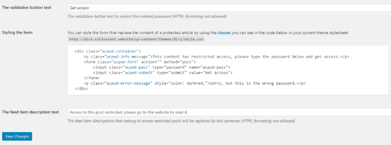 How To Set Up Password Protected Site Areas In Wordpress