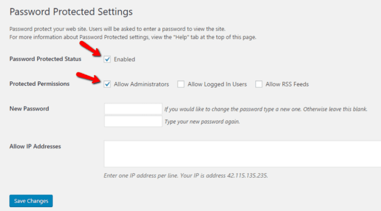 How To Set Up Password Protected Site Areas In Wordpress