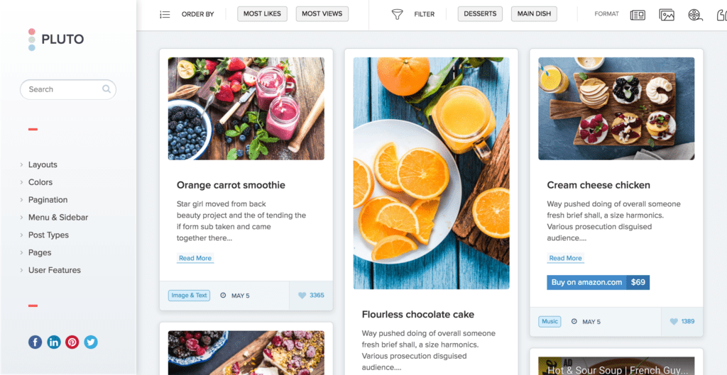 16 Best Grid Style WordPress Themes Masonry Blogs or Portfolios in 2017