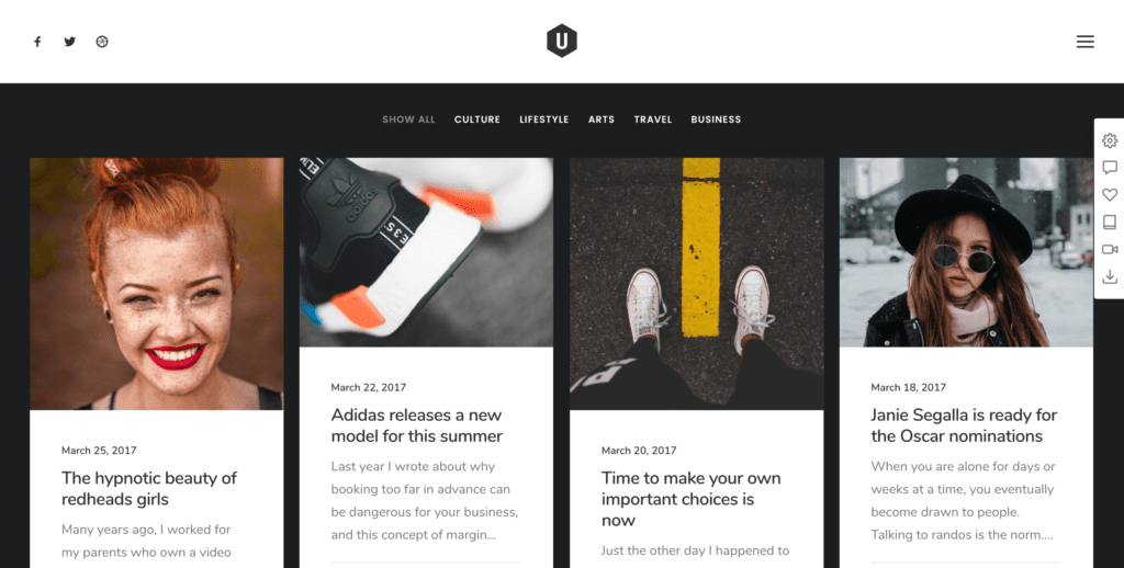 16 Best Grid Style WordPress Themes Masonry Blogs or Portfolios in 2017