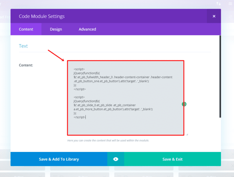 How to Open Divi Fullwidth Header & Slider Buttons in New Tab/Window