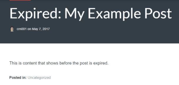 How to Give Your WordPress Posts an Expiration Date