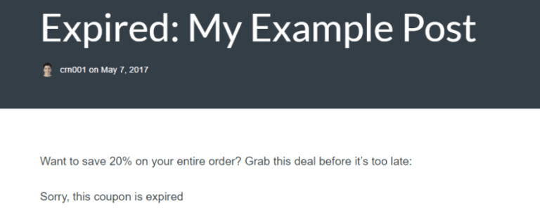 How to Give Your WordPress Posts an Expiration Date