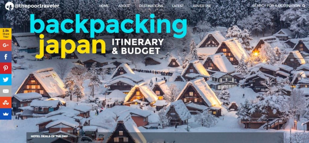 12 Examples of Travel Blogs Created with WordPress for Your Inspiration