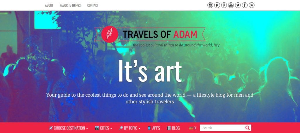 12 Examples of Travel Blogs Created with WordPress for Your Inspiration