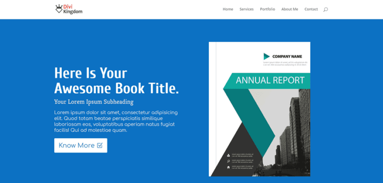 Divi Child Themes & Layouts that are Perfect for Authors