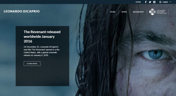 11 Examples of Actor Websites Built with WordPress