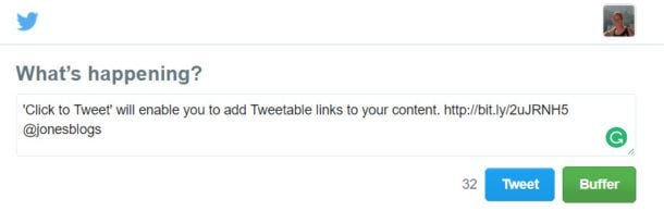 How to Add Click to Tweet Quote Boxes, Links and Buttons to Your WordPress Content