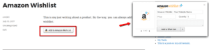 How to Add an Amazon Wishlist Button to Your WordPress Website