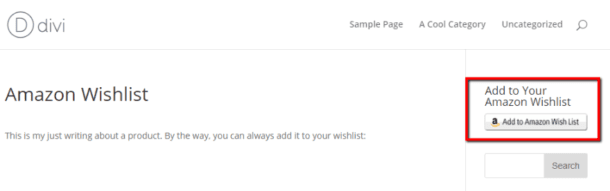 How to Add an Amazon Wishlist Button to Your WordPress Website