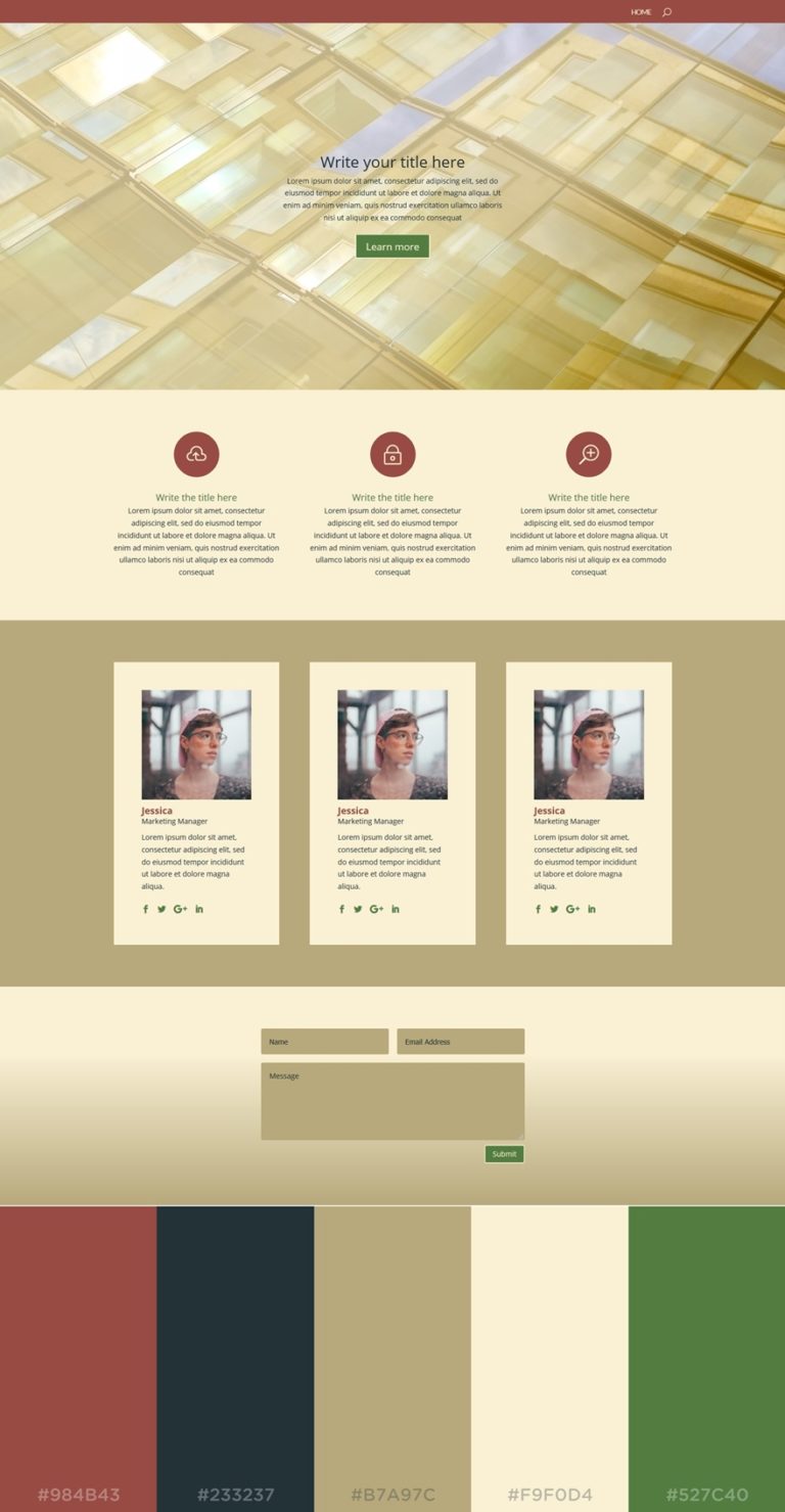 How to Apply Color Palettes to Your Divi Website (20 examples!)