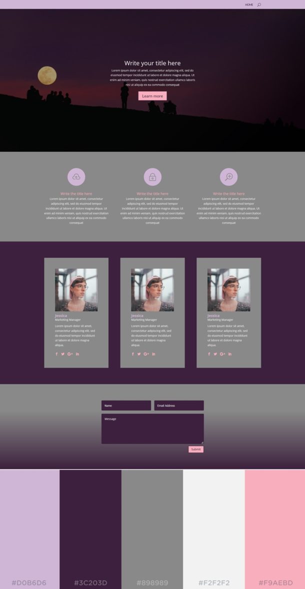 How to Apply Color Palettes to Your Divi Website (20 examples!)
