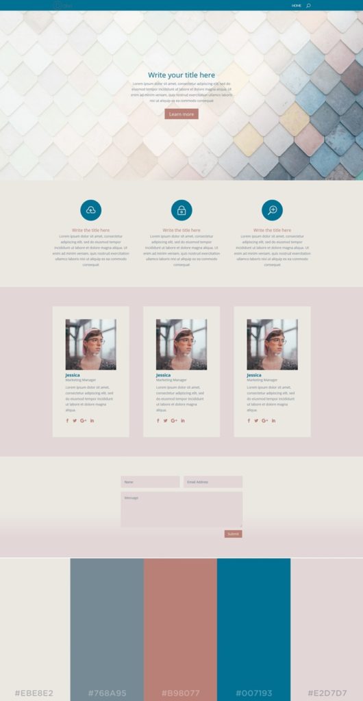 How to Apply Color Palettes to Your Divi Website (20 examples!)
