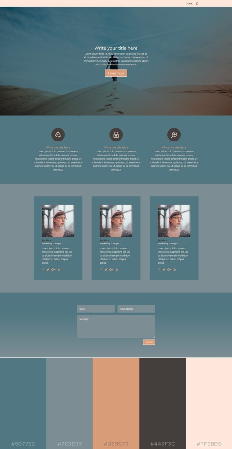 How to Apply Color Palettes to Your Divi Website (20 examples!)