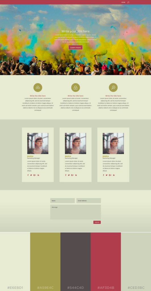 How to Apply Color Palettes to Your Divi Website (20 examples!)
