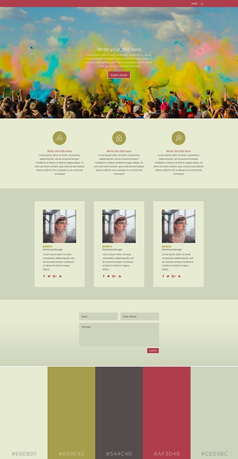 How to Apply Color Palettes to Your Divi Website (20 examples!)