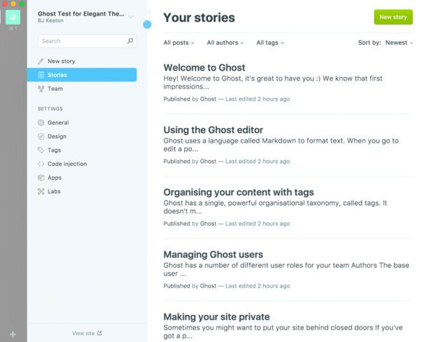 Ghost 1.0 - The Spirit of Blogging Future?