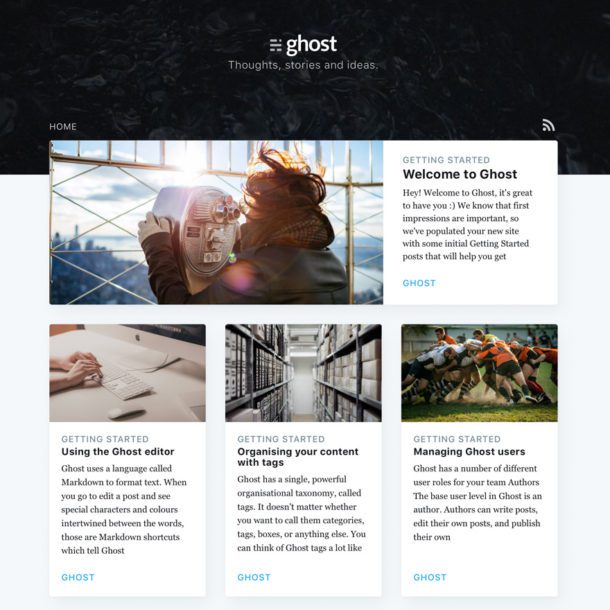 Ghost 1.0 - The Spirit of Blogging Future?