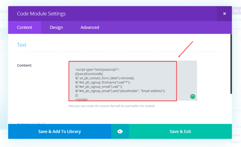 How to Remove The Name Fields of The Divi Email Optin Module