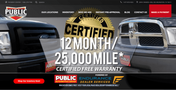 11 Car Sales Websites Created with WordPress